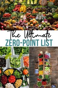 Zero Point Food List With Serving Sizes, Calories, and Carbs - Smileys ...