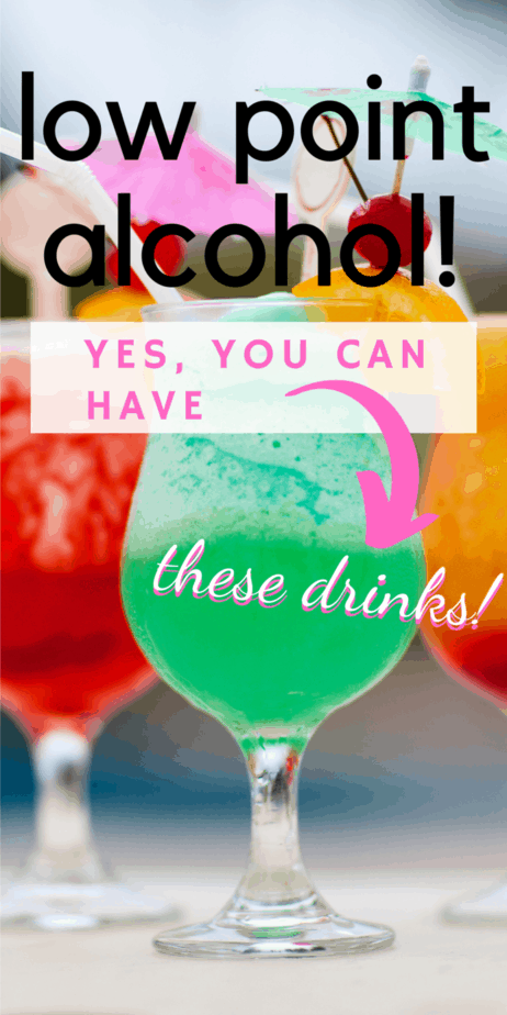 Low Point Alcoholic Drinks - Staying on Track With Weight Watchers ...